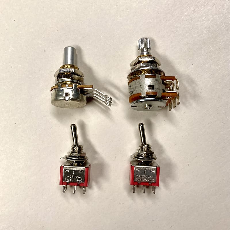 Switches and Pots On-On-On / 250k Blend / 250k pot | Reverb
