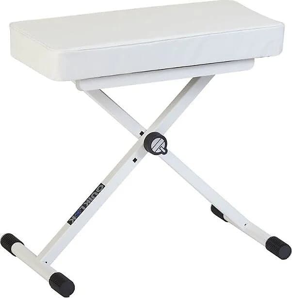 Quik Lok BX-8 Keyboard Bench. White | Reverb