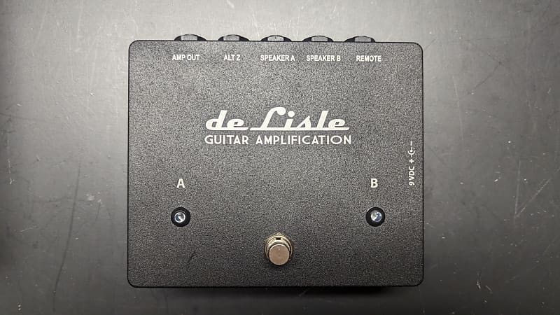 De Lisle Amp Speaker Cabinet AB Selector Switch 2022 Black | Reverb