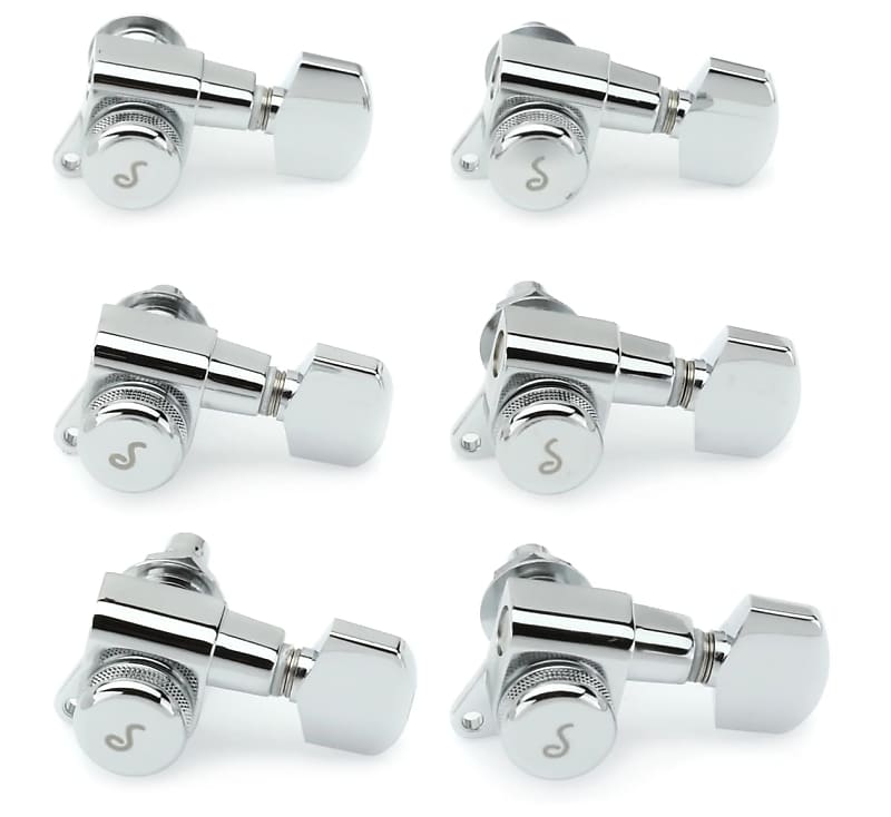 Schaller Germany M6 135 6-In-Line Guitar Locking Tuners | Reverb