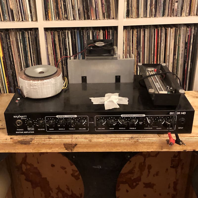 Hiwatt solidstate guitar head / amp Maxwatt G200R HD chassis | Reverb