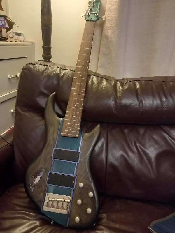 DeArmond Pilot Deluxe V active 5 String Bass Guitar Project | Reverb