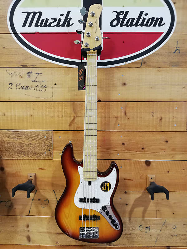 Marcus Miller Sire V7 Swamp Ash-5 (2nd Generation) Tobacco | Reverb