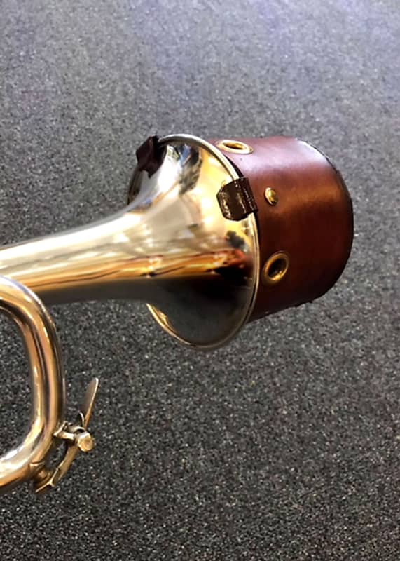 Eazy Bucket Trumpet Mute Leather Brown Standard | Reverb