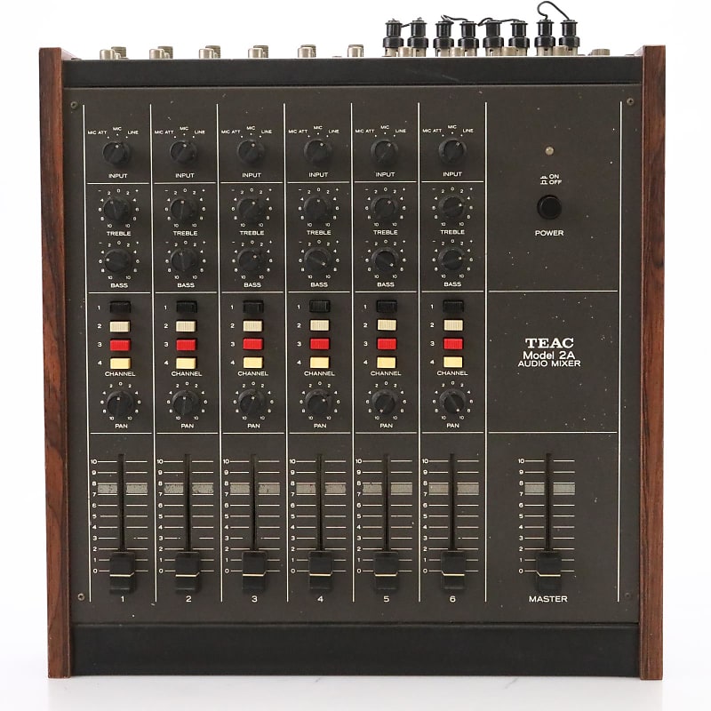 Teac Model 2A 6-Channel Analog Audio Mixer w/ Cables #47345 | Reverb