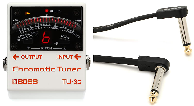 Boss TU-3S Chromatic Tuner Bundle with EBS PCF-DL10 Deluxe | Reverb