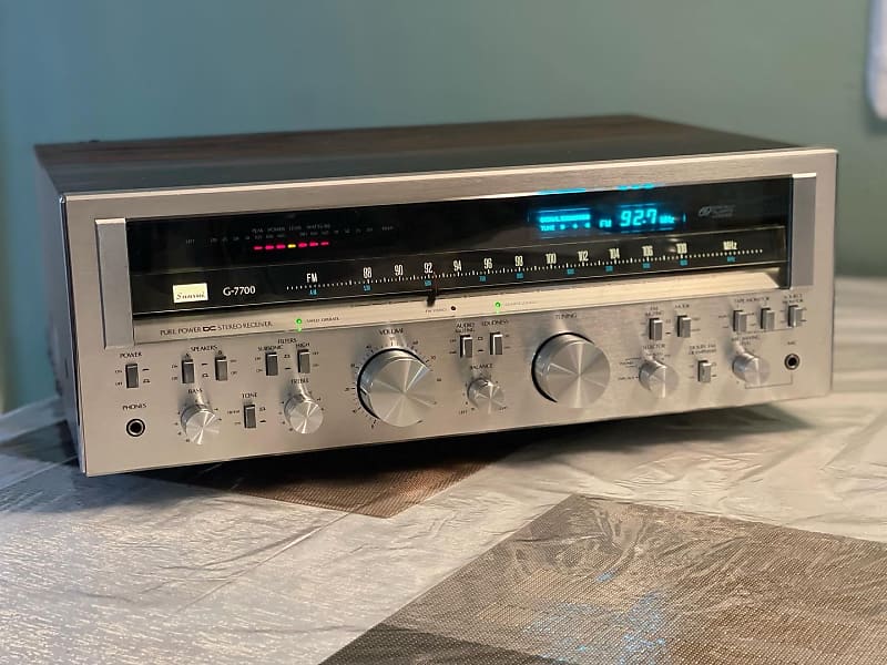 Vintage Sansui G-7700 Pure DC Stereo Receiver 120 WPC ~LOOK~ | Reverb