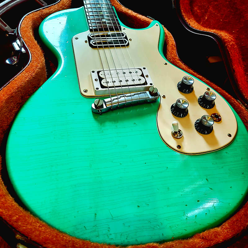 Gibson Melody Maker 1960 Aged Sea Foam Green Conversion Relic | Reverb