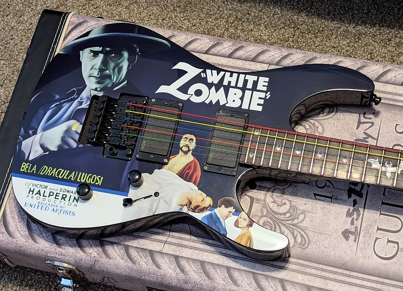 ESP LTD 2020s KHWZ White Zombie KH2 Kirk Hammett Guitar, | Reverb