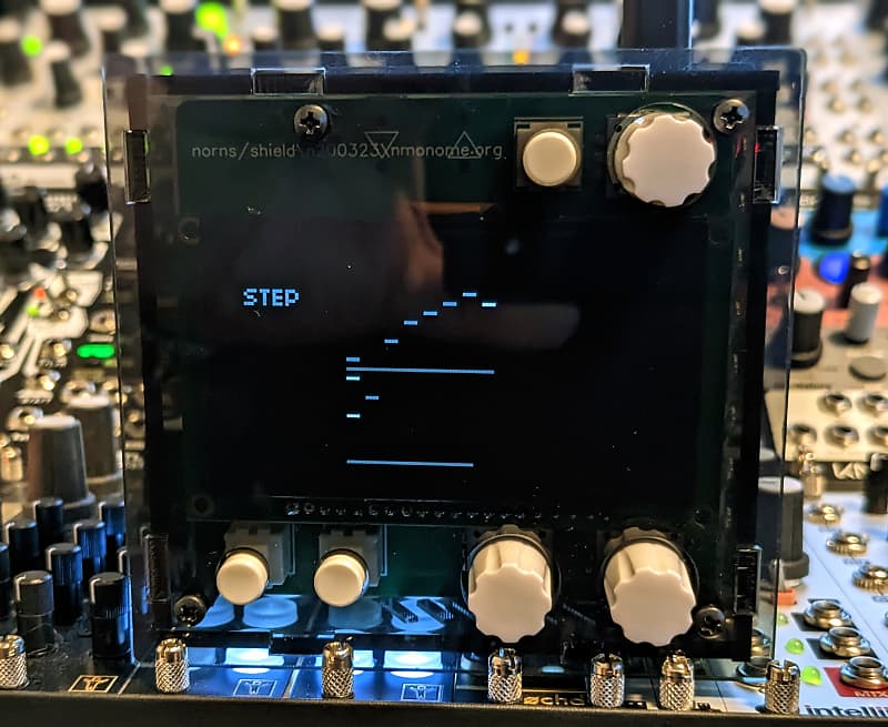 Monome Norns Shield 2023 - Black (Translucent Acrylic) | Reverb