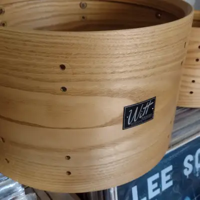 Witt Percussion Solid Shell Steambent Sassafras Raw Bare Drum | Reverb