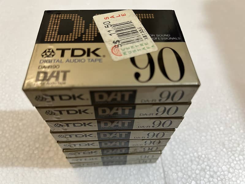8 TDK DA-R 90 DAT Digital Audio Tapes - Sealed | Reverb