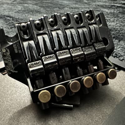 Kahler Spyder Original USA Tremolo Bridge 80s Black | Reverb