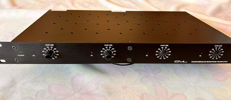 GML Dual Transformerless Microphone preamplifier early 2000's | Reverb