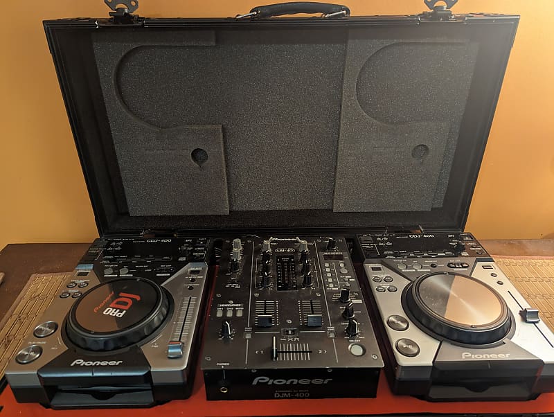 Complete Pioneer CDJ-400 DJ Rig | Reverb