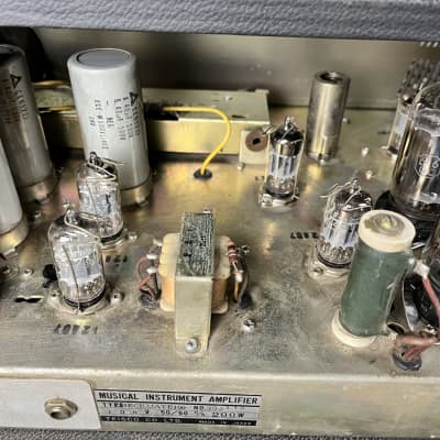 Teisco Checkmate 100 Tube Head 100w 6L6 Tubes Rare and | Reverb