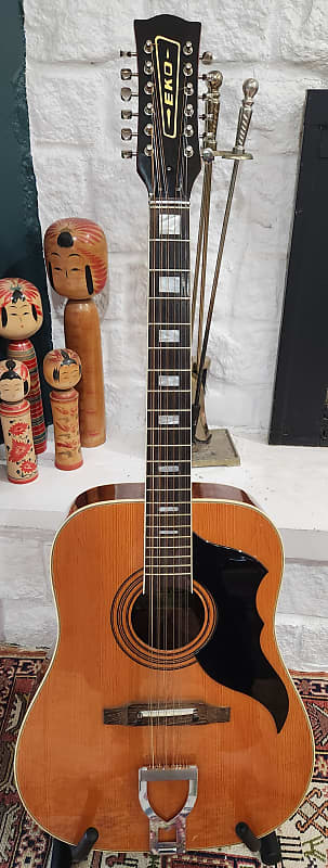 VINTAGE! Vox Eko Ranger XII 12 String Acoustic Dreadnought | Reverb UK
