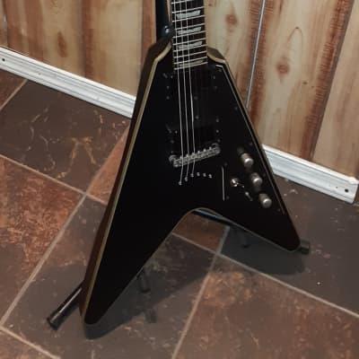 Schecter Custom Flying V Electric Guitar Purple Flamed NICE | Reverb