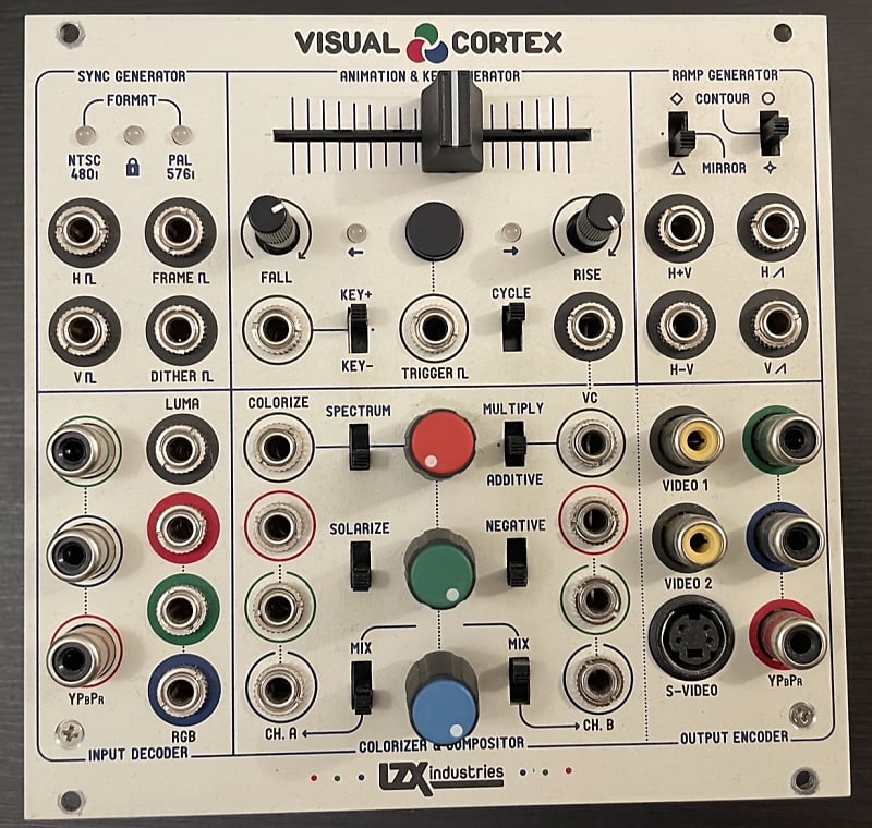 LZX Visual Cortex - Silver Panel - Animation &. Key Generator | Reverb