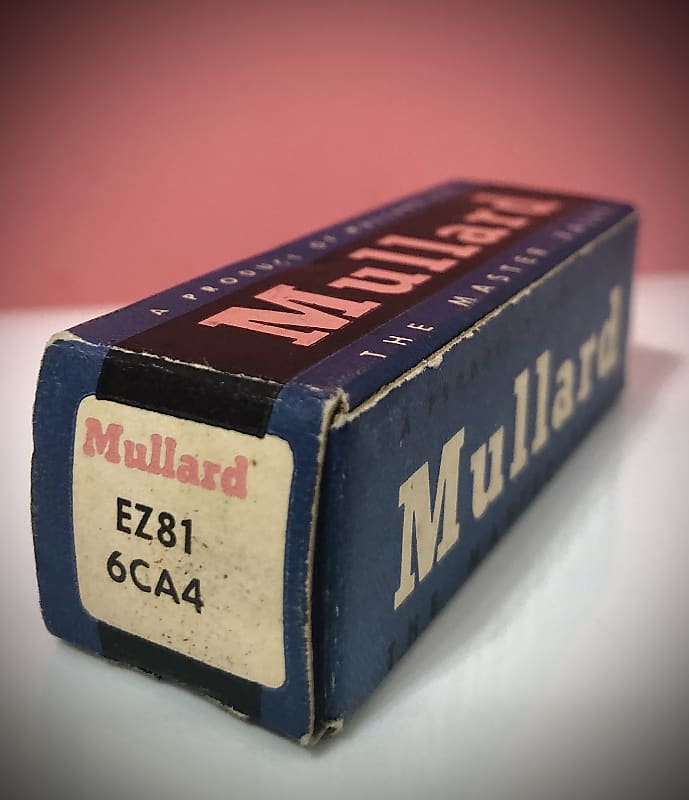 Mullard EZ81 / 6CA4 1958 8t1 | Reverb