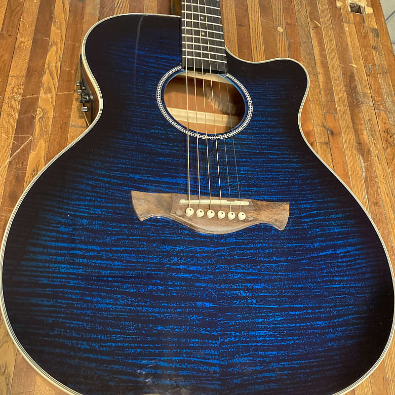 Tagima TW32-EQ Blue Acoustic/Electric Guitar | Reverb