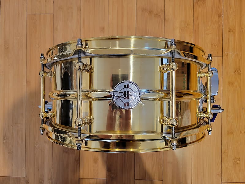 Snares - Dunnett Classic 6.5x14 Model 2N Triple Brass Snare | Reverb