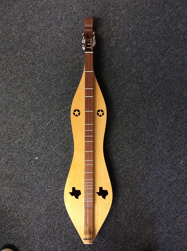 Hill Country Dulcimer with Texas shaped sound holes | Reverb