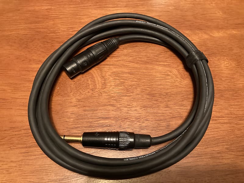 Monster Prolink Studiolink Interconnect TRS-XLRF 10ft 1 / 4" | Reverb