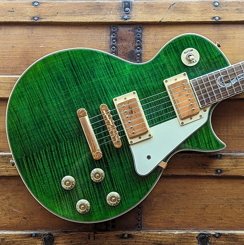(16485) Jay Turser JT- 220 Serpent -Emerald Green | Reverb