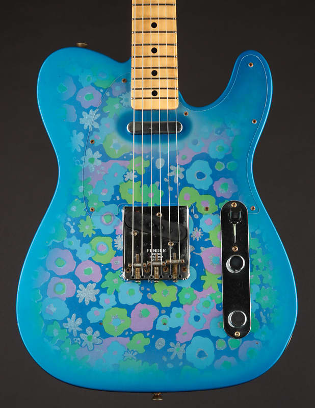 Fender Custom Shop 1968 Telecaster 2020s - Blue Floral / | Reverb