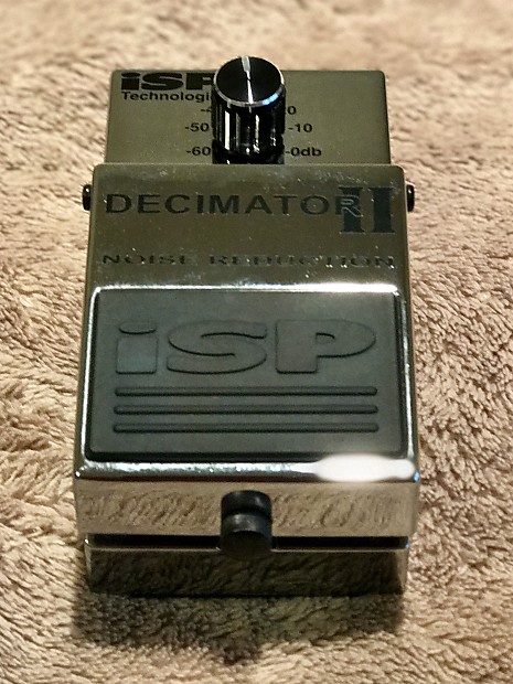 ISP Decimator 2 Chrome Noise Reduction Guitar Pedal | Reverb Australia