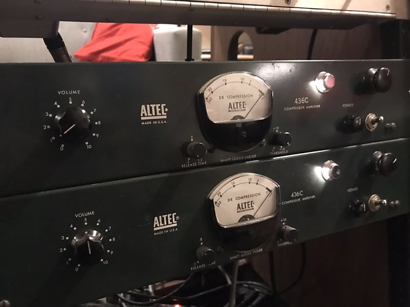 Altec 436C Compressor Pair Vari Mu | Reverb