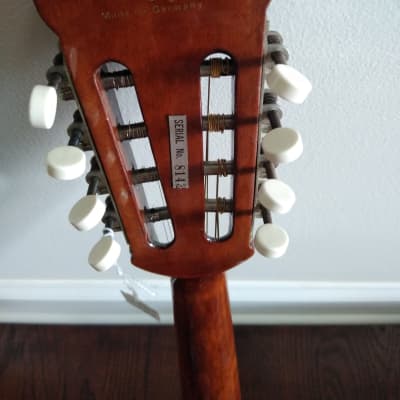 Hofner 1963 Mandolin, Model 545 Cats Eye, Natural, With | Reverb