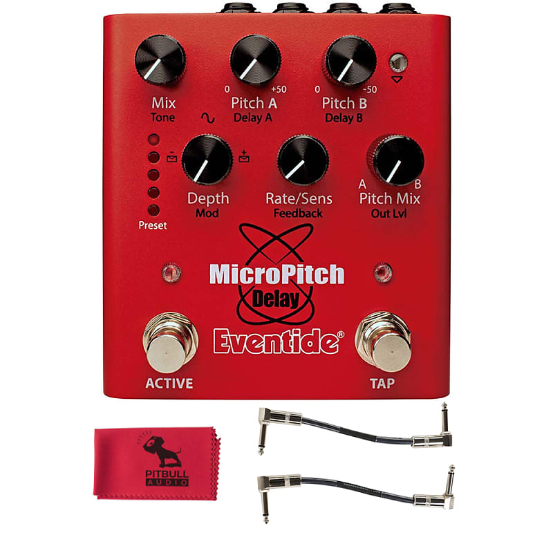 Eventide MicroPitch Delay/Pitch Pedal w/ Patch Cables & | Reverb
