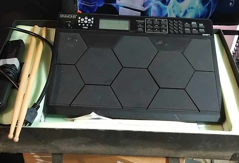 USED Simmons SDMP1 Advanced Multi-Pad / Drum Machine w/ Case | Reverb