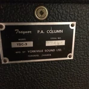 Traynor PA Columns YSC-3 8ohm speakers cabs | Reverb
