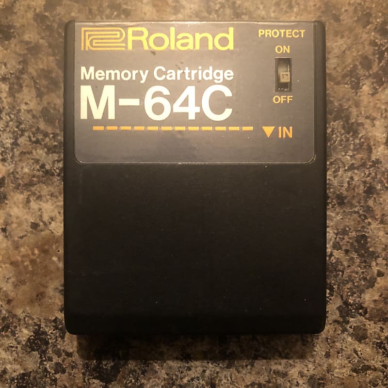 Roland M-64C Memory Cartridge Early 80’s - Standard Black | Reverb UK