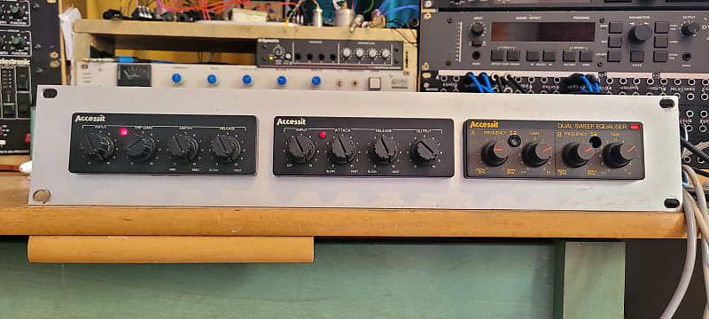 Vintage Analog Accessit Gate Compressor Eq Equaliser (stereo | Reverb