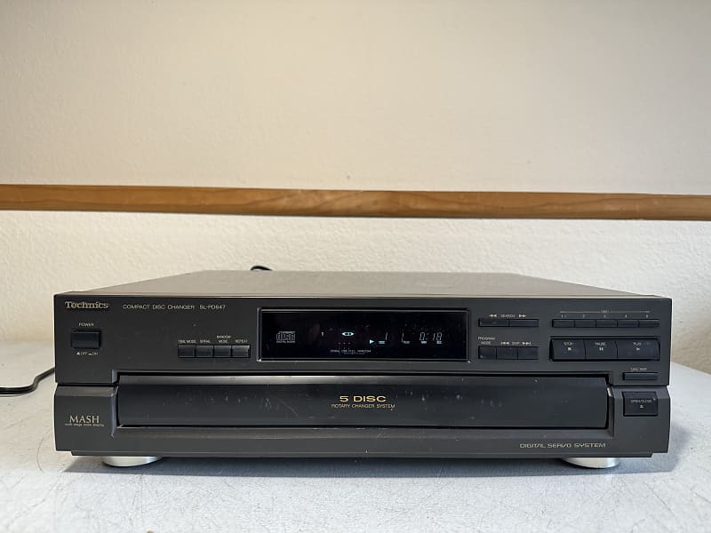 Technics SL-PD647 CD Changer 5 Compact Disc Player HiFi | Reverb