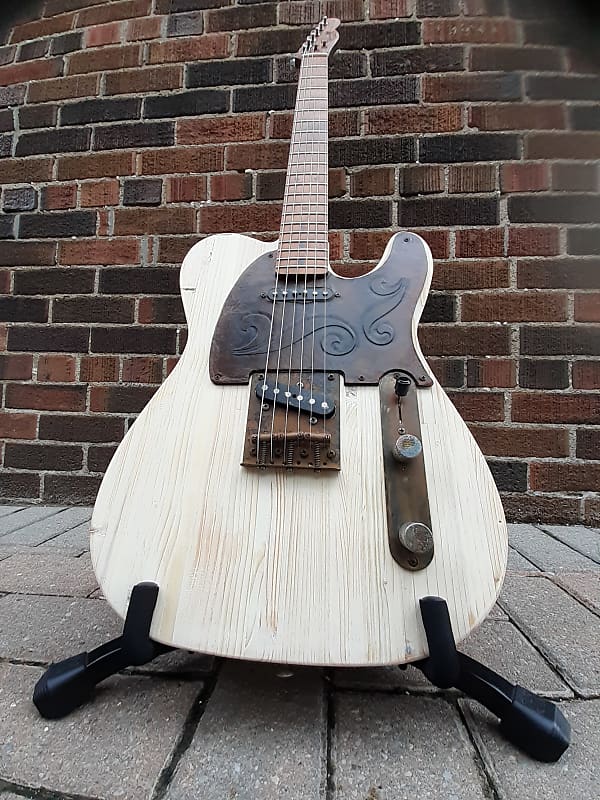 Custom Reclaimed Pine Telecaster | Reverb Canada