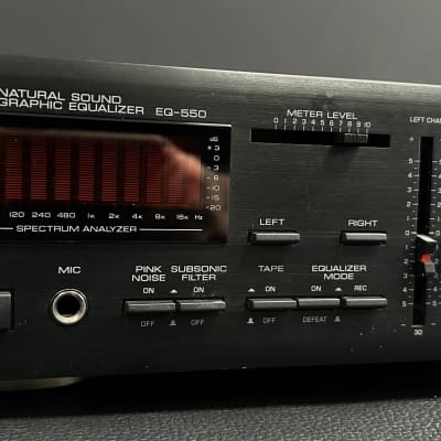 Yamaha EQ-550 Stereo Graphic Equalizer 1990's - Black | Reverb Canada