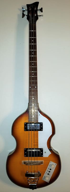 Rogue Violin Bass (McCartney Hofner Style) with Soft Case | Reverb