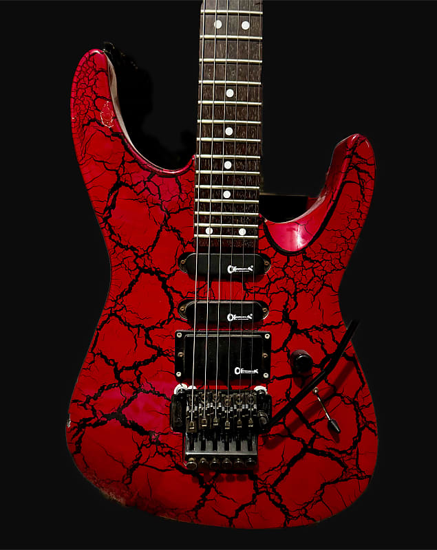 CHARVEL CHARVETTE 270 HSS 1989 Japan MIJ - Red Crackle | Reverb