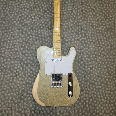 JIm Cat Telecaster Gold Glitter | Reverb