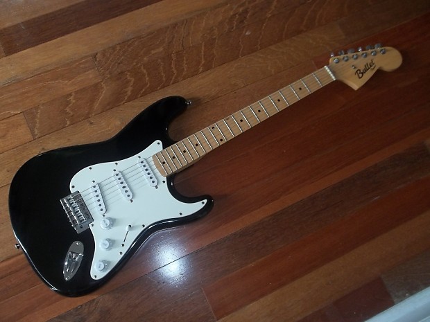 Older Squier Strat Bullet Large Logo Stratocaster "Parquet | Reverb
