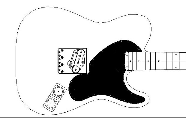 GuitarsByDesign Snakehead Tele 49 Prototype 2015 Creme Single | Reverb