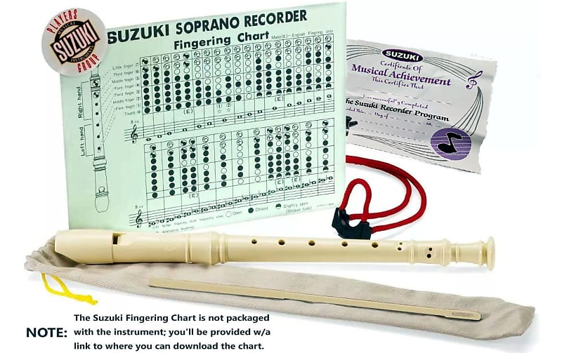 High-precision made standard soprano recorder w/ bag & | Reverb