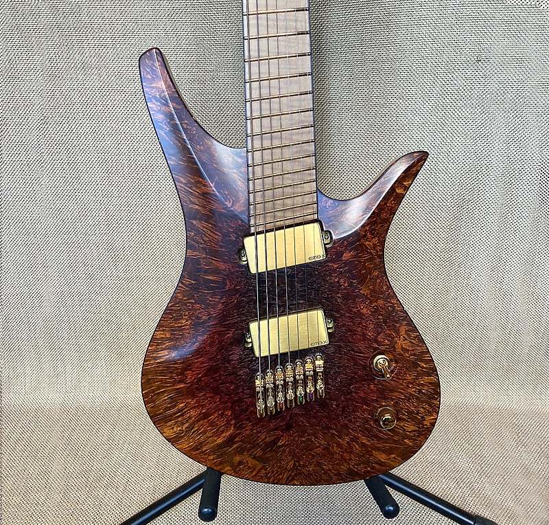 ViK Duality FF7 7 String Prairie Fire - 1 Owner, As New | Reverb