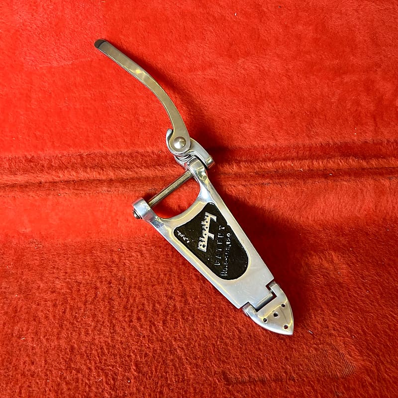 Bigsby B6 Vibrato tailpiece c 1950’s 1960 - Aluminum original | Reverb