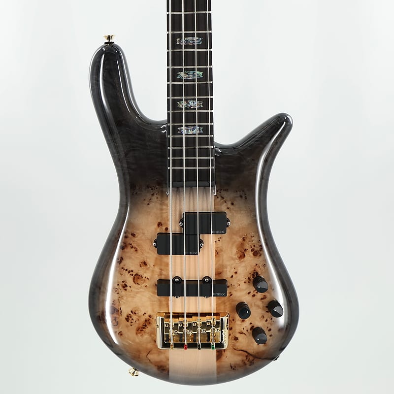 Spector Euro 4 CST 4-String Bass - Natural Black Burst | Reverb